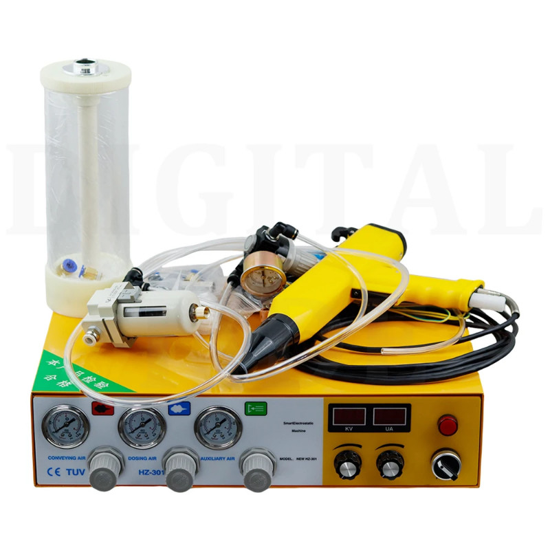 Smart Spraying Powder Sprayer Dual Digital Display Powder Coating Kits ...