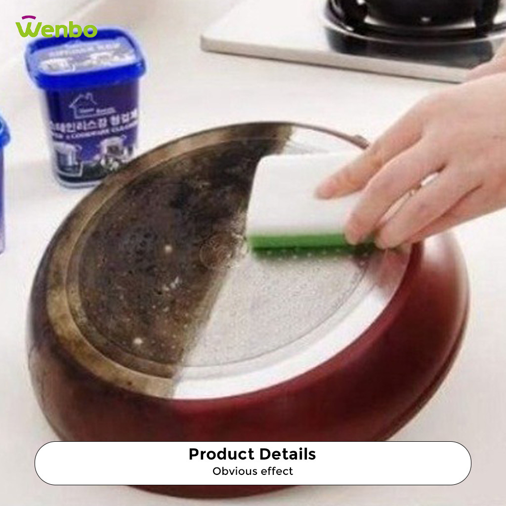 Wenbo Oven & Cookware Cleaning Paste Pot Bottom Black Scale Cleaner ...
