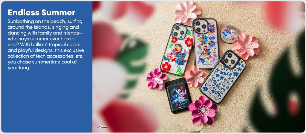 CASECASE X Disney Lilo & Stitch Pattern [Pink] Bounce Case Magnetic ...