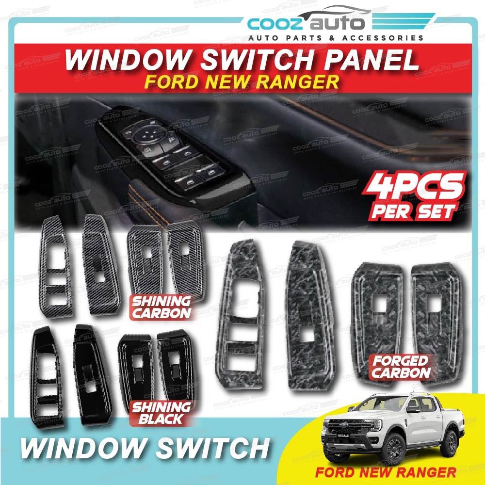 Ford Ranger New Car Window Switch Panel Frame Cover Garnish Accessories ...