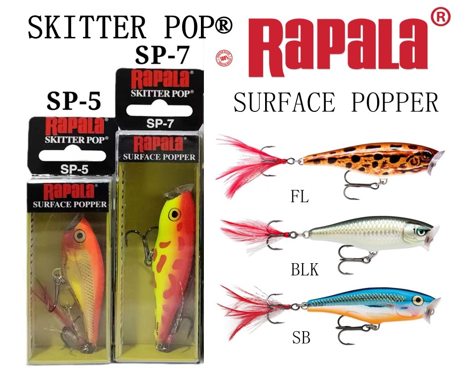 RAPALA SKITTER POP SURFACE POP (SP-5/SP-7/ SP-9) | Shopee Malaysia