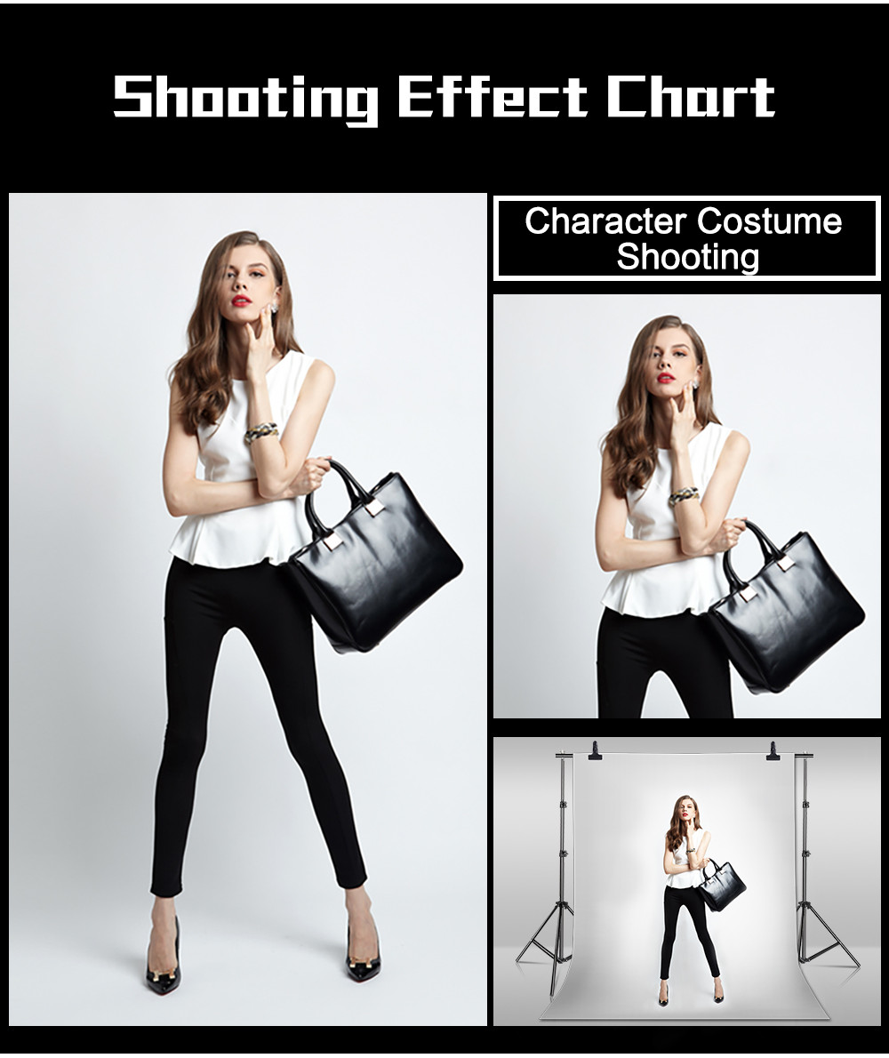 Backdrop Heavy Duty Background Stand Backdrop Support System Kit 2.6x3M ...