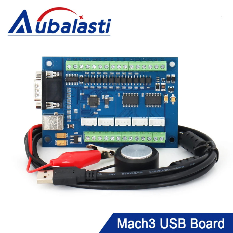 Upgrade CNC MACH3 USB 5 Axis 100KHz USB CNC Smooth Stepper Motion Controller Card Breakout Board ...
