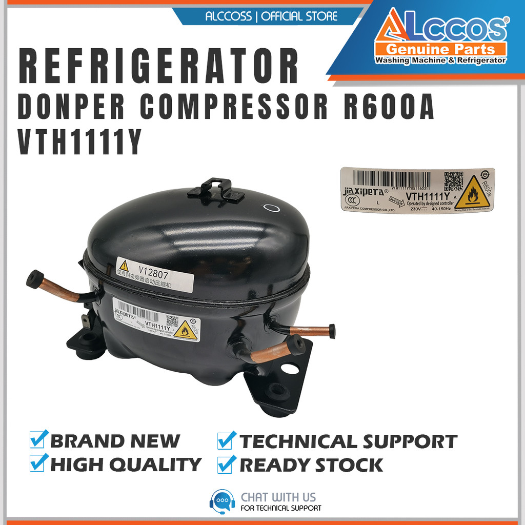 REFRIGERATOR DONPER COMPRESSOR R600A - VTH1111Y | Shopee Malaysia
