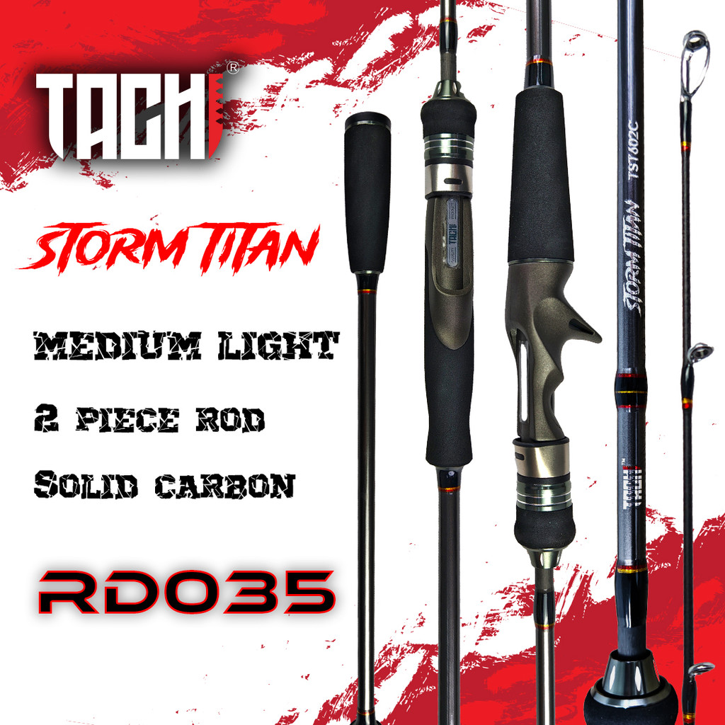 New 2025 TACHI STORM TITIAN ROD Butt Joint M MH Fishing Rod Casting BC ...