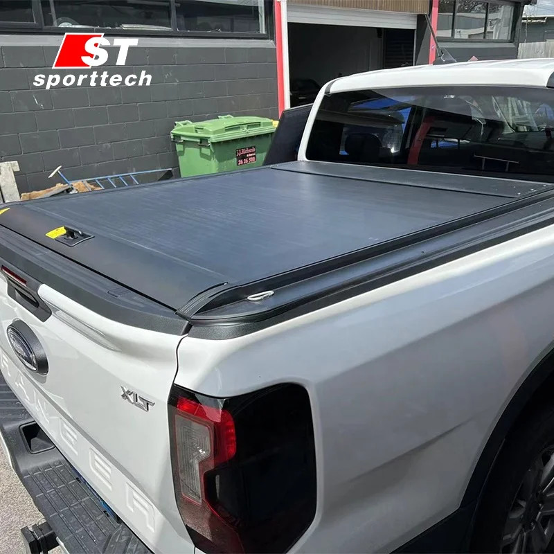 Retractable Hard Truck Bed Tonneau Covers 4X4 Pickup Roll up Roller Lid ...