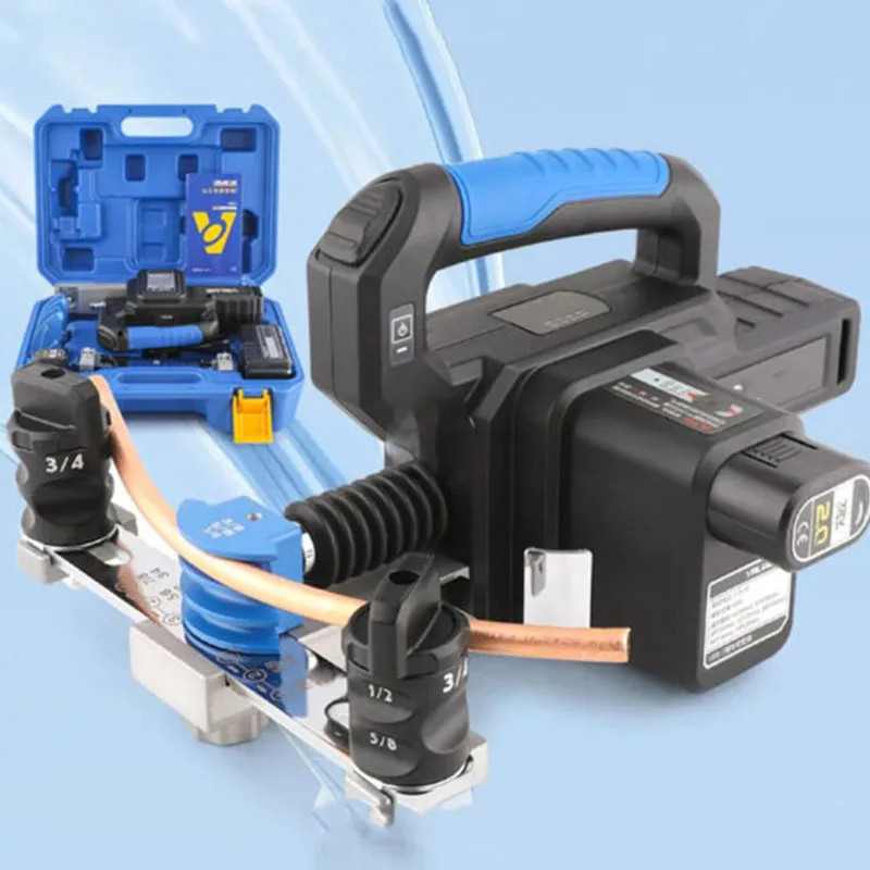 Automatic Lithium Battery Pipe Bender VEB-1 Electric Copper Tube Bender ...