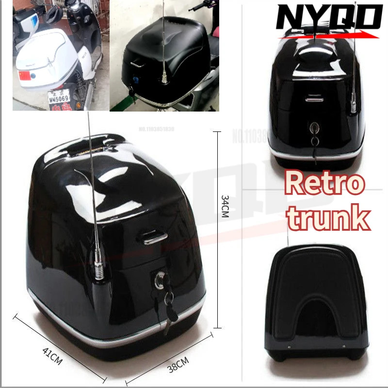 Motorcycle trunk electric scooter trunk electric scooter toolbox moto ...