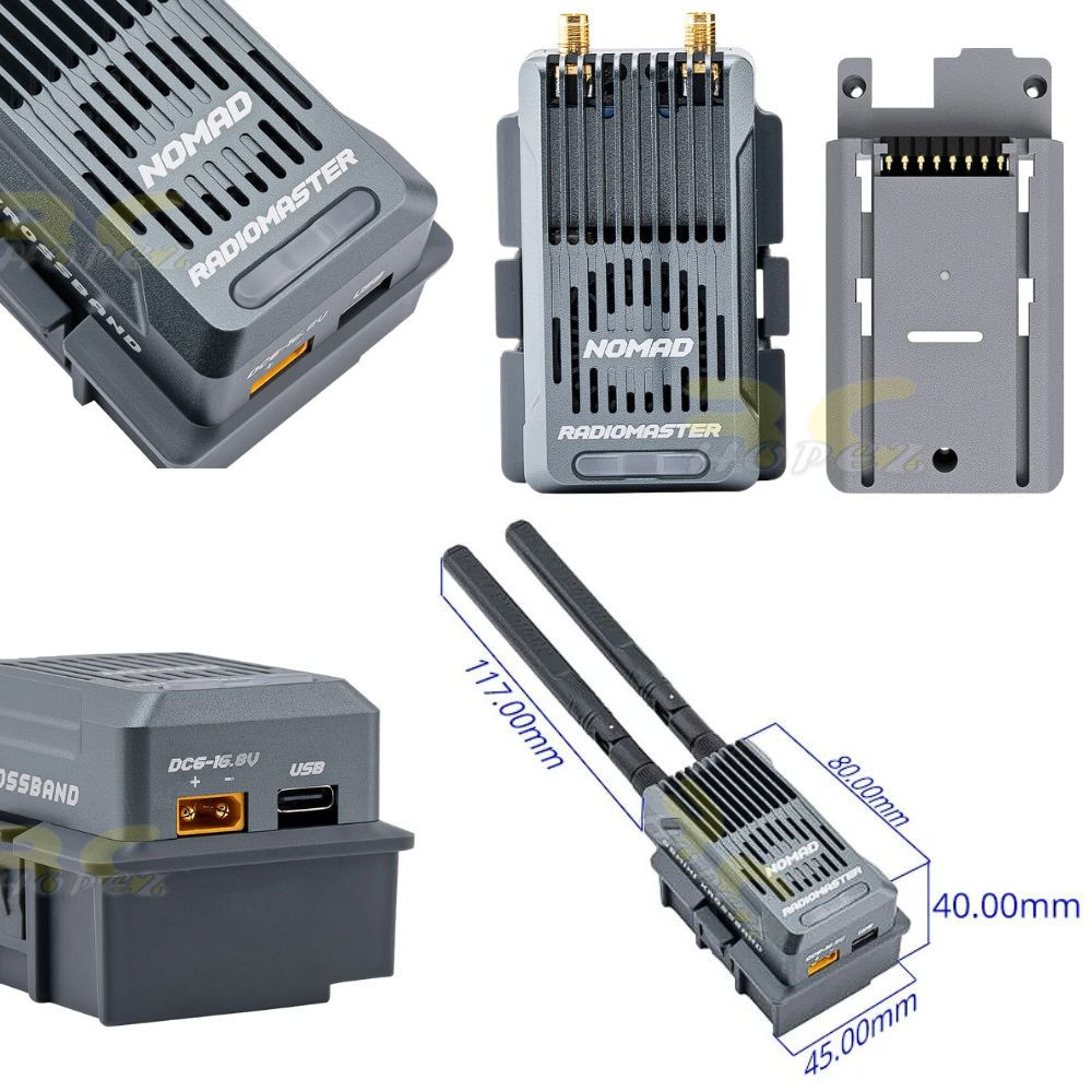 Radiomaster Nomad Dual 1-watt Gemini Xrossband ExpressLRS Module +XR4 ...