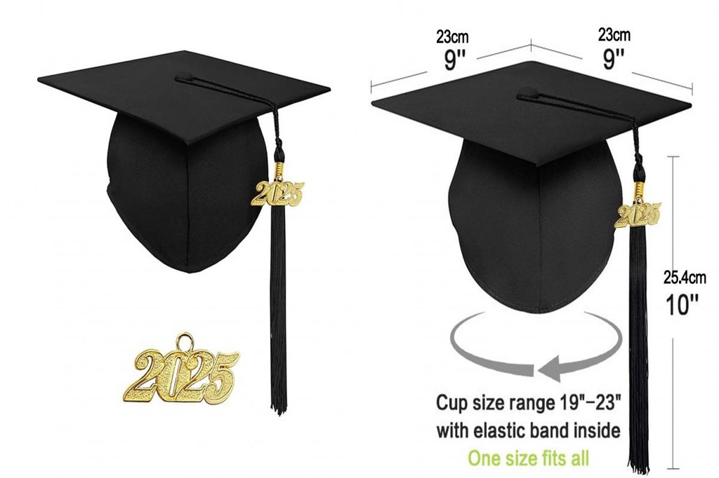 gotoparty| Graduation Cap and Tassel Set Flexible Graduation Cap 2025 ...