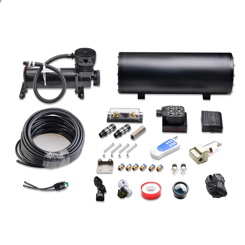 Universal Air Ride Suspension System Kit with Air Tank ,Air Compressor ...