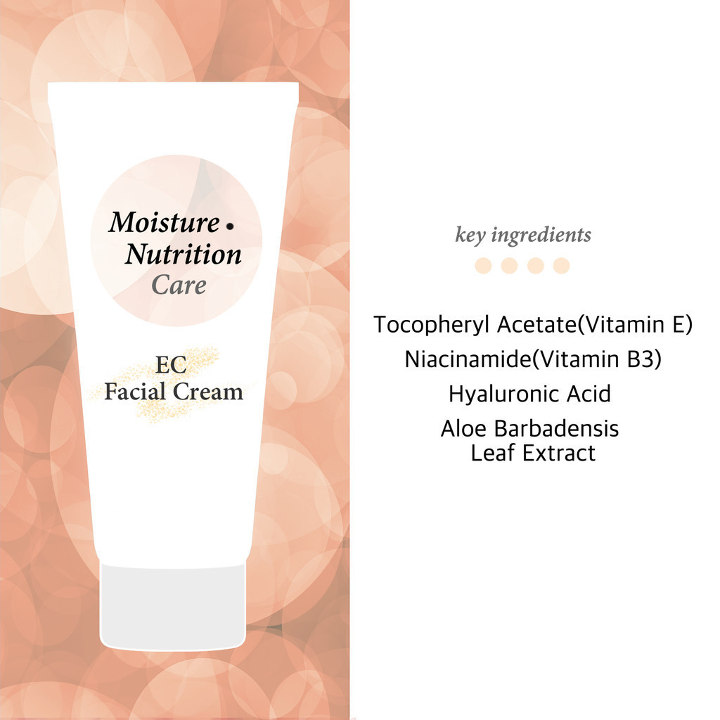 (Cos De BAHA) Vitamin E 5% Facial Cream 120ml (EC Facial Cream contains ...