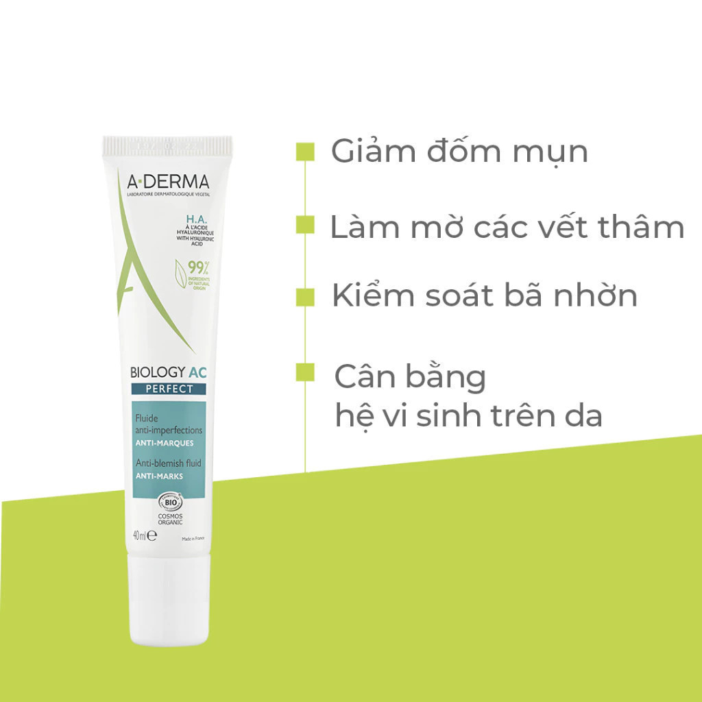 Acne Reduction Cream, Sebum Control & A-derma Biology AC Perfect Anti ...