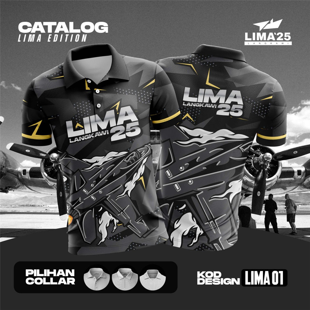 LIMA`25 Digital Camouflage Polo | Shopee Malaysia