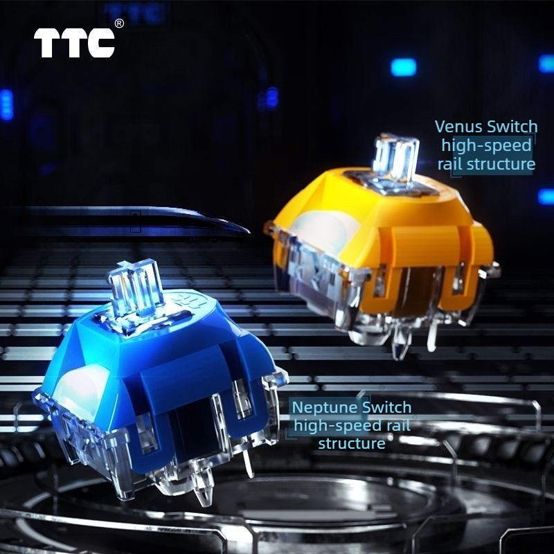 TTC Neptune/Venus Switch 10PCS 5-Pin Linear MX Switch with Light Guide ...