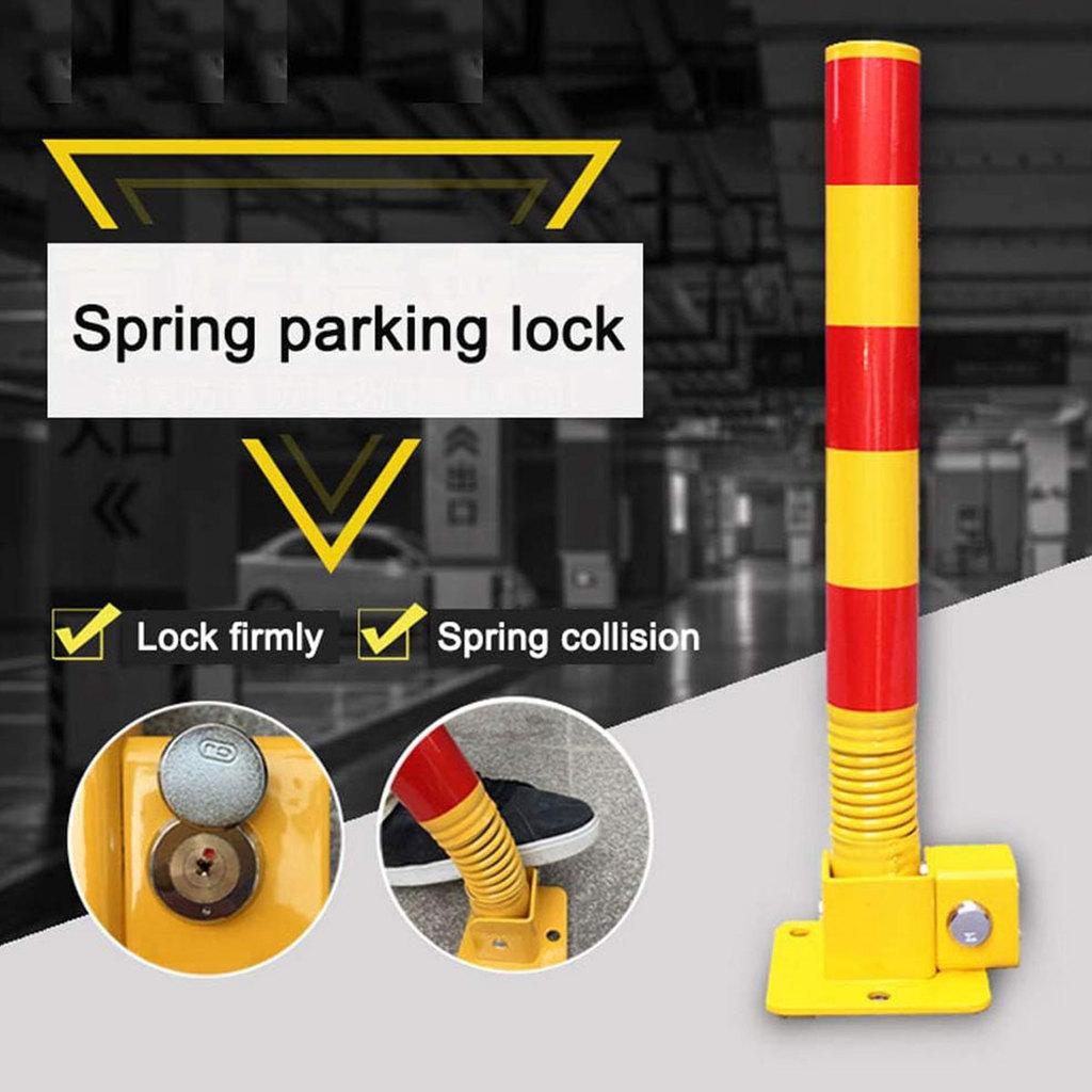 Heavy Metal Parking Space Lock Obstacle Pile Car Parking Bollard Safety ...