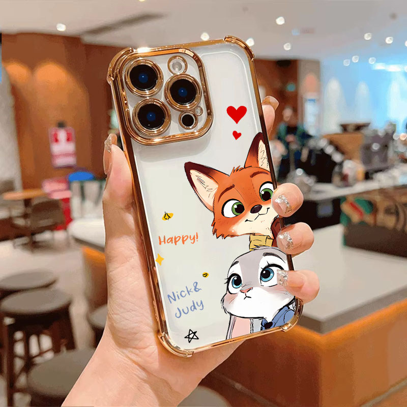 Transparent Zootopia Jodie Judy Nick Phone Case For Xiaomi 17 Pro Max ...