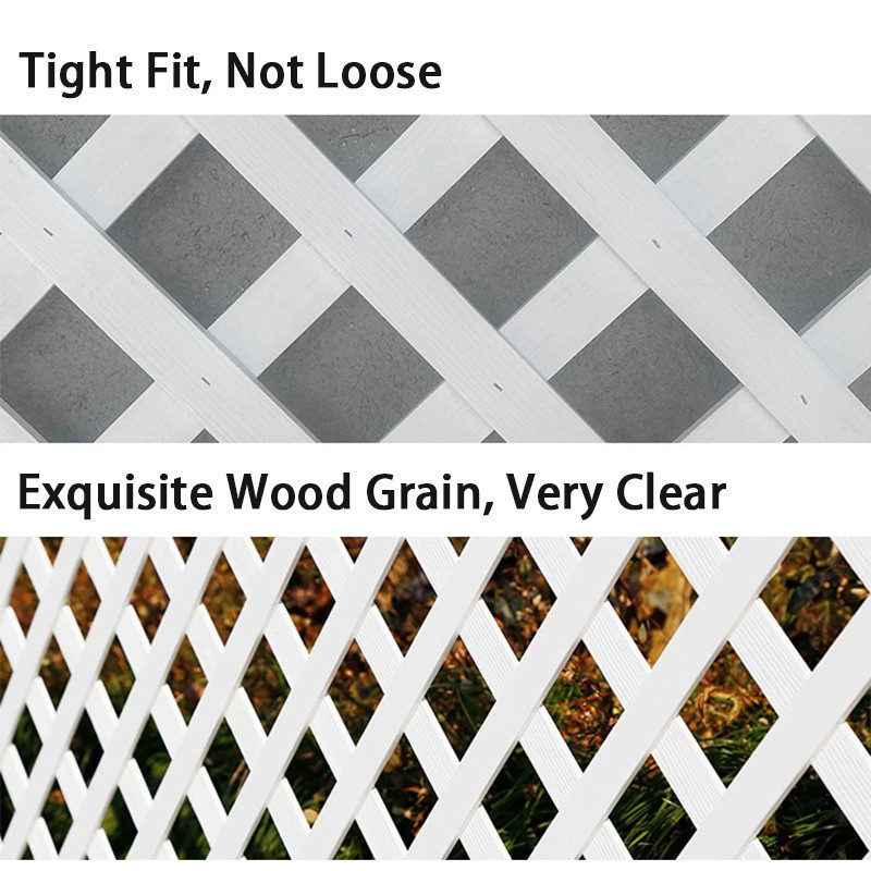 Anti-Corrosion Wooden Hollow Screen Garden Fence Partition Climbing ...