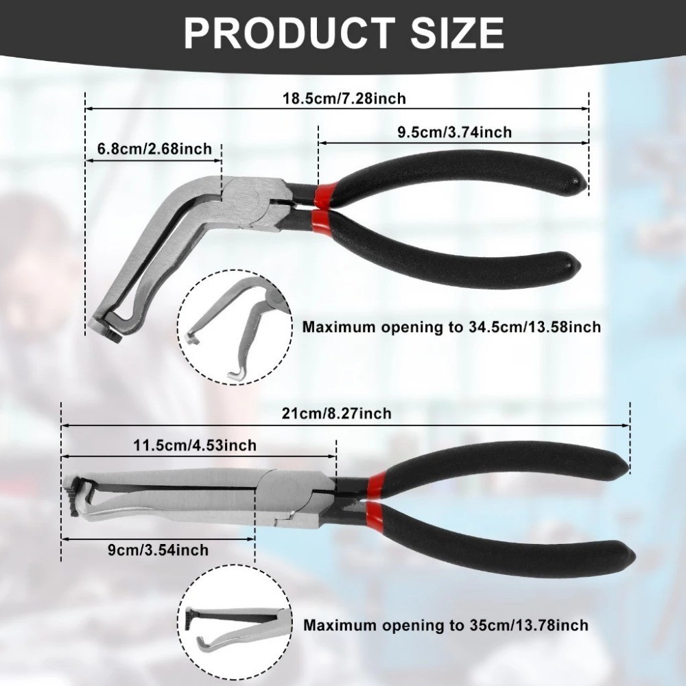Car Electrical Disconnect Pliers Multifunction Hose Gripper Plier Long ...