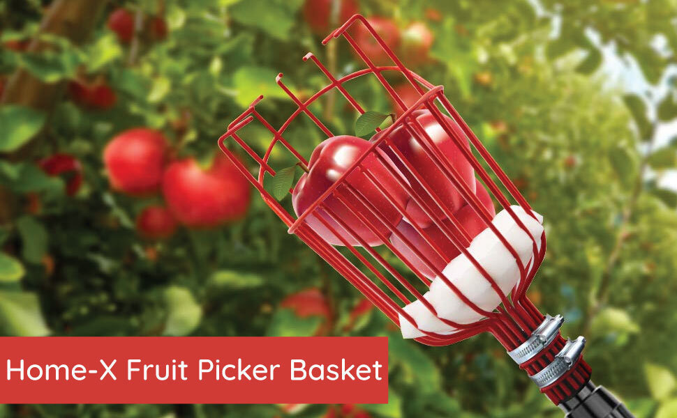 【Adjustable 】Height Multifunction Fruit Picker Net Basket Tool Easy ...
