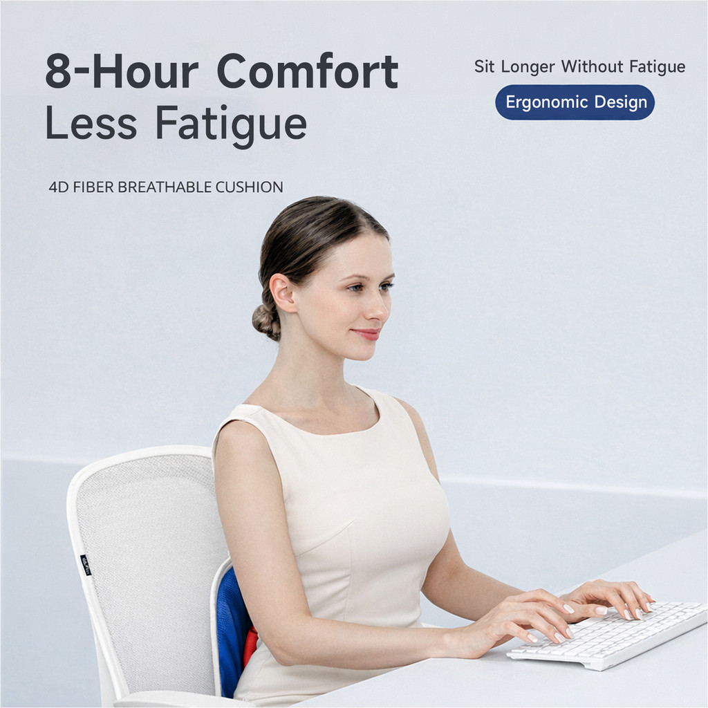 OwlPrince Posture Correction Seat Cushion Strap Model Ergonomic Sitting ...