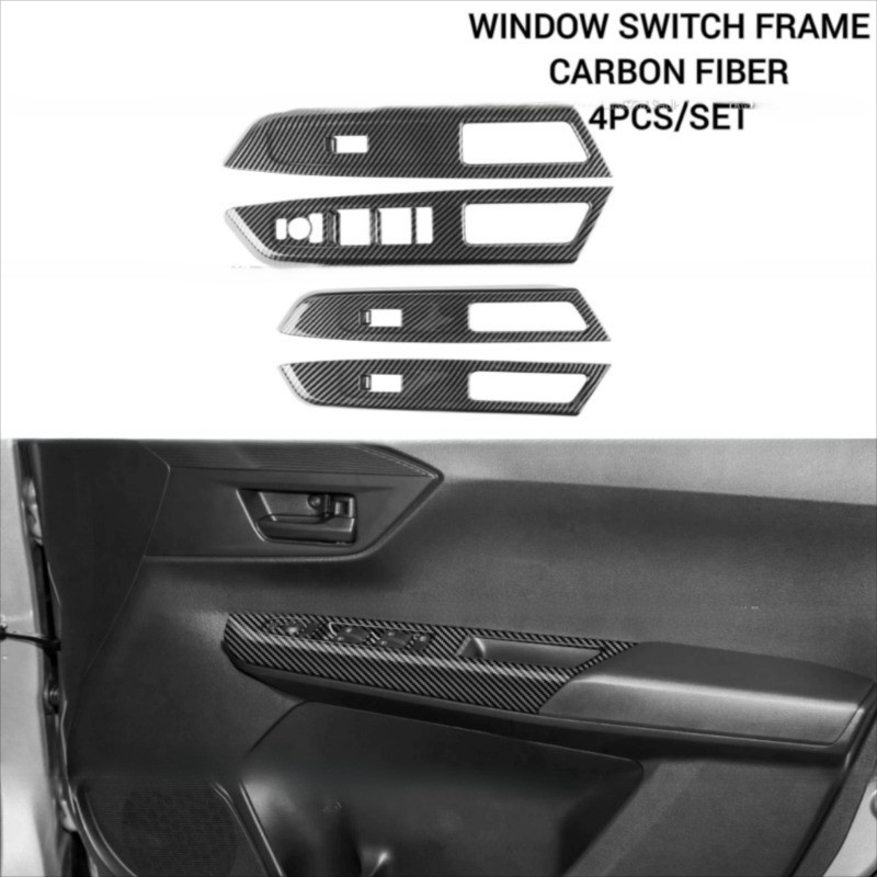 TOYOTA WIGO/AGYA 2023- 2025 Car ABS Car Power Window Switch Panel Cover ...