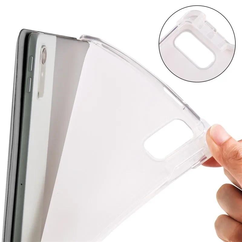 For Oneplus Pad 3 Case with Pencil Holder PU Leather Soft Back Stand ...