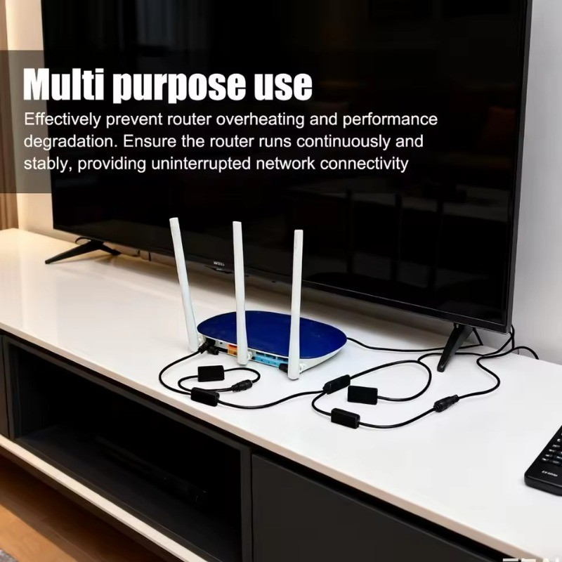 Automatic Router Reboot Device with Timer Function, 30cm Cable for ...