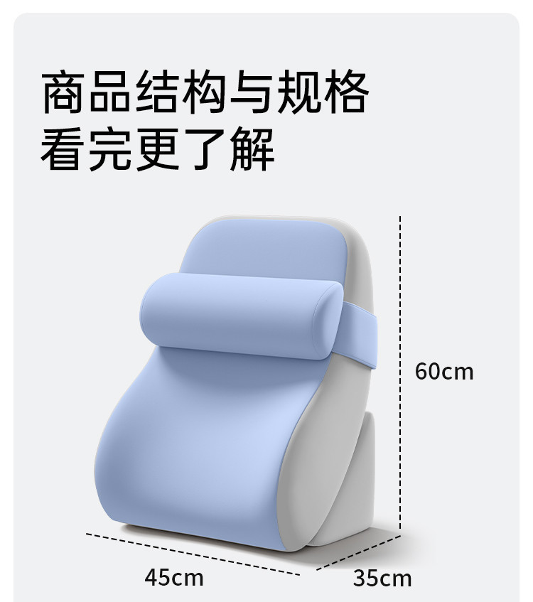 【NeLar】Elderly Care Bed Wedge Pillow | Back & Upper Body Support ...