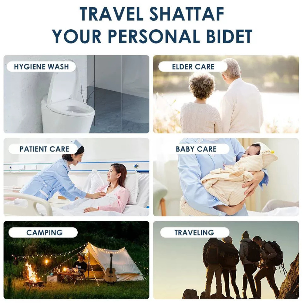 Pregnant Portable Bidet 2.3L Untuk Muslim Rechargeable Waterproof ...