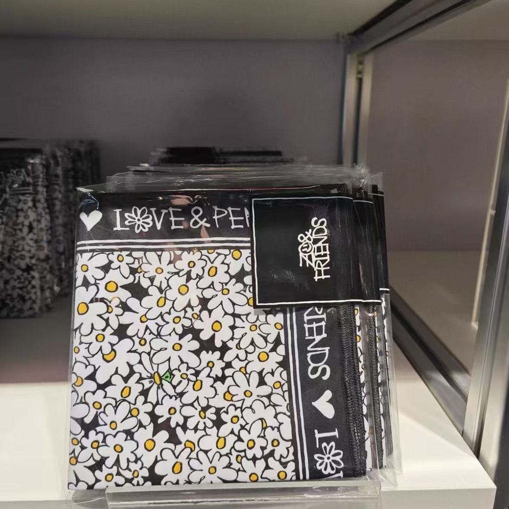 Kpop Idol G-DRAGON Collaboration ZOAFRIENDS X ZOA Handkerchief Cotton ...