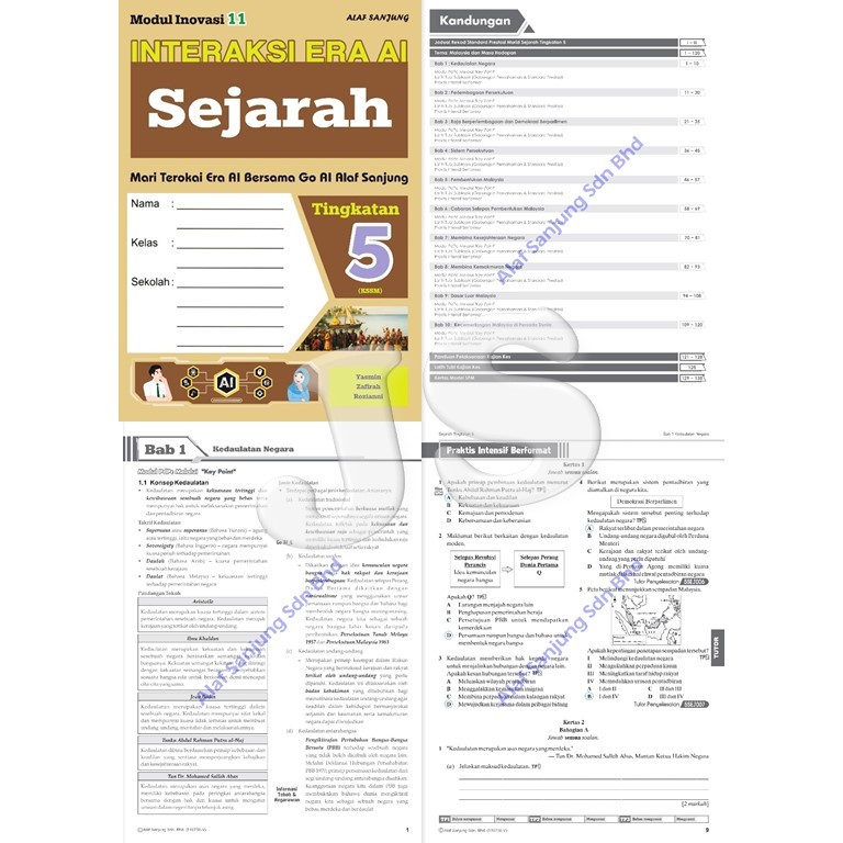 📚MODUL INOVASI 11 INTERAKSI ERA AI SEJARAH TINGKATAN 1 2 3 4 5 KSSM ...
