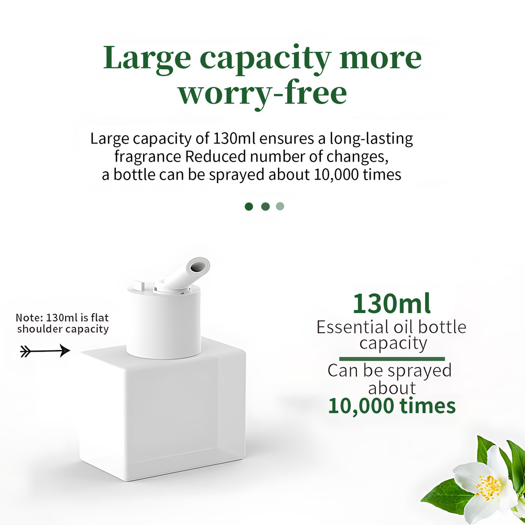 AROMA TUNNEL 130ML 1100Sqft Battery Aroma Diffuser Room Fragrance Air ...