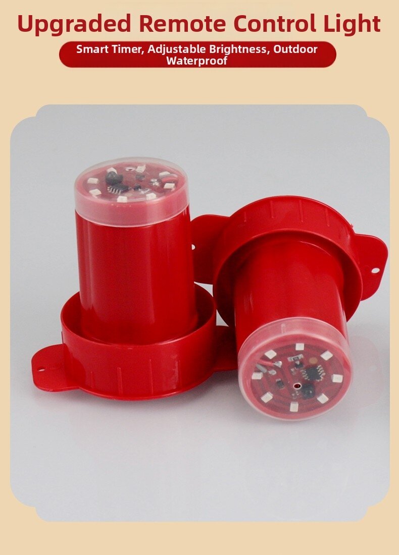 Wireless Remote Control LED Lantern Outdoor Waterproof New Year Lantern ...