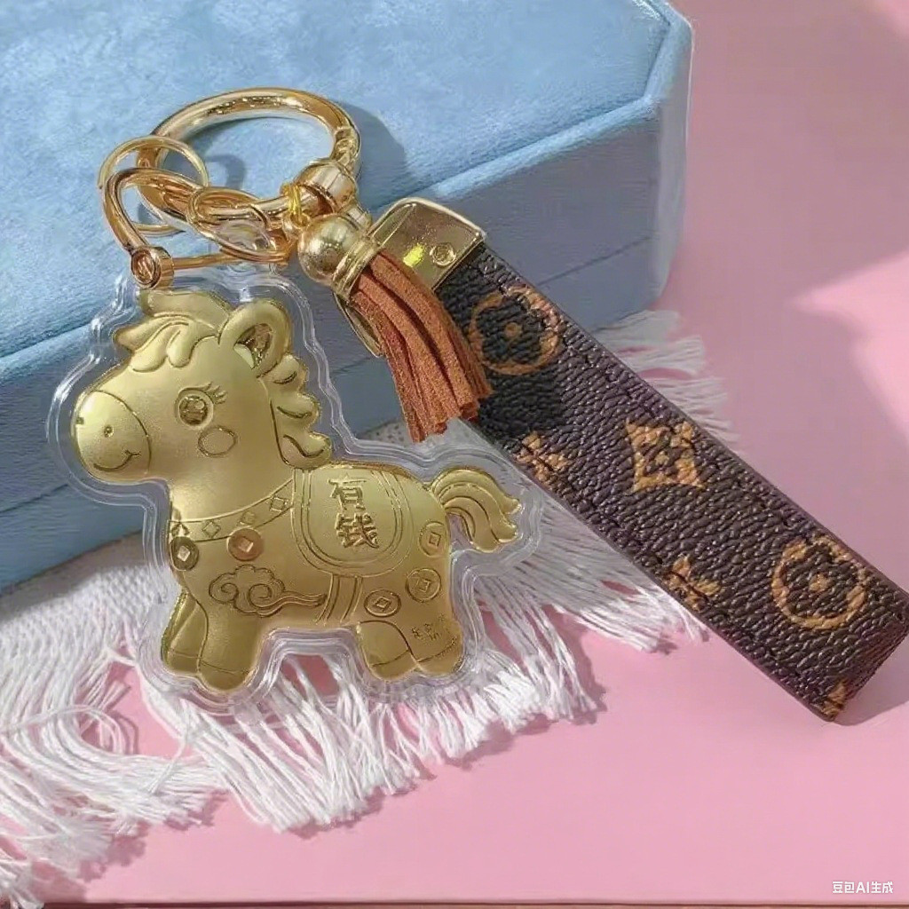 2026 Year of the Horse will be rich soon, keychain bag pendant cartoon ...