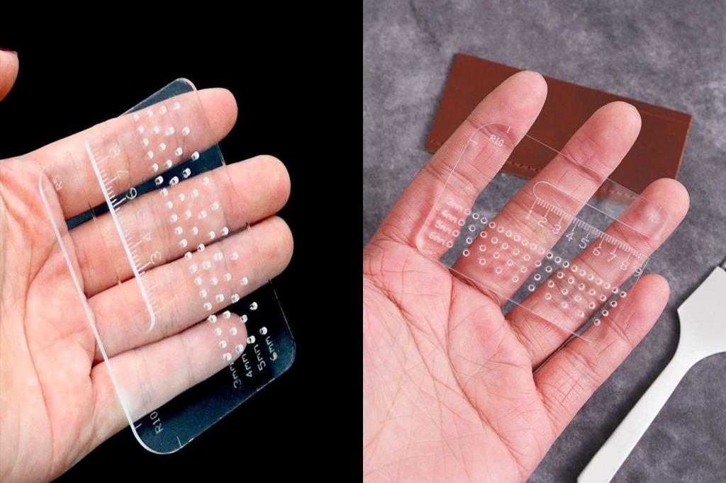 bangla| Efficiency Tool Distance Ruler Acrylic 4mm Thick Transparent ...