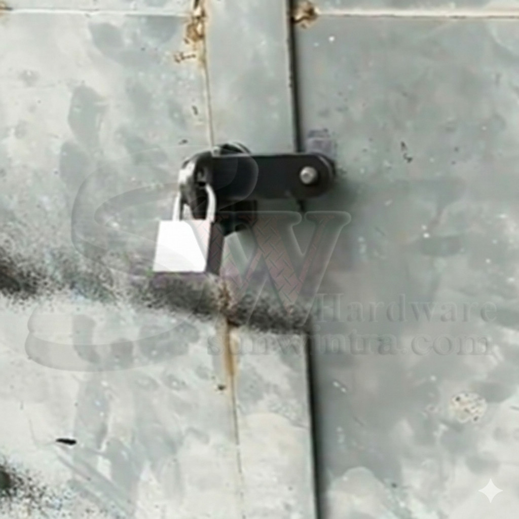 welding gate padlock bracket / door lock / gate lock / welding lock ...