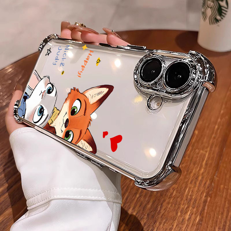Transparent Zootopia Jodie Judy Nick Phone Case For Xiaomi 17 Pro Max ...