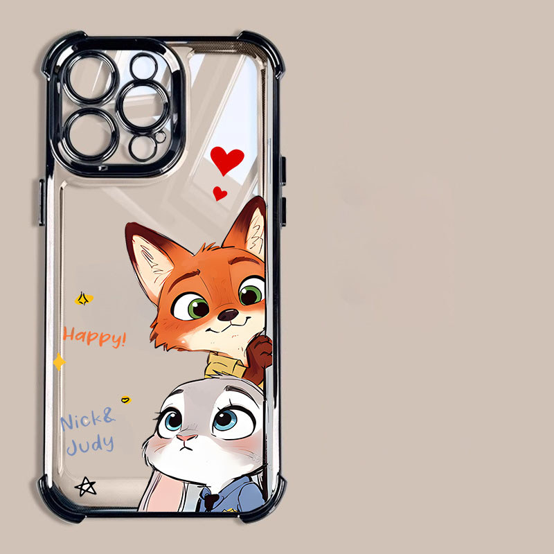 Transparent Zootopia Jodie Judy Nick Phone Case For Xiaomi 17 Pro Max ...