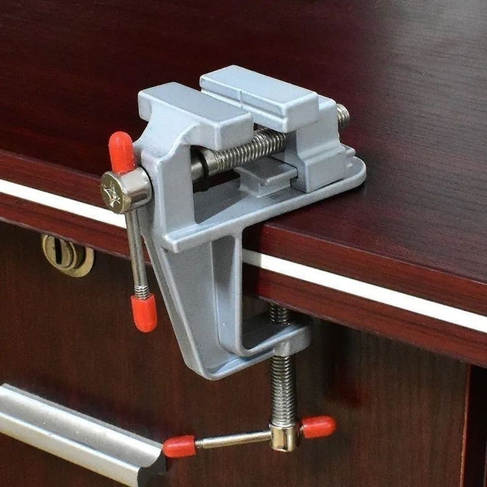 Aluminum Alloy Vice Miniature Small Jewelers Hobby Clamp On Table Bench ...