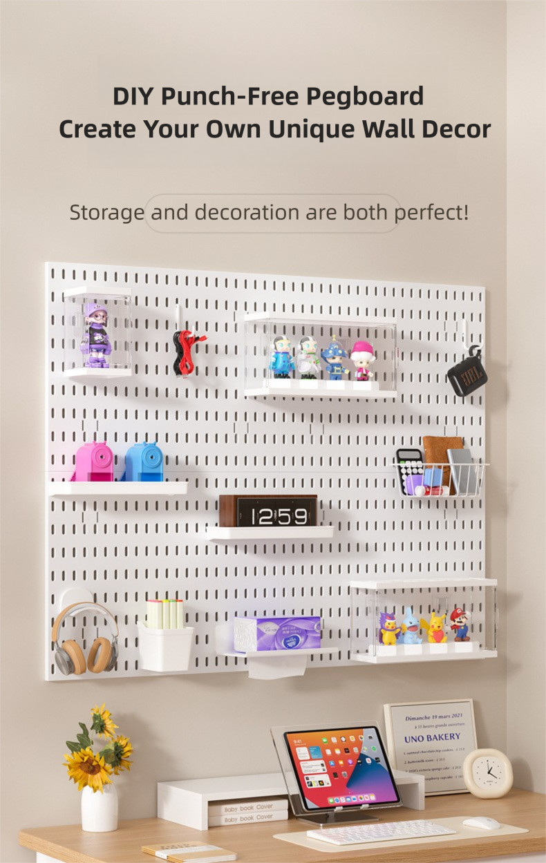 Hole Board Whole Board DIY Storage Rack Entrance Kitchen Study Display ...