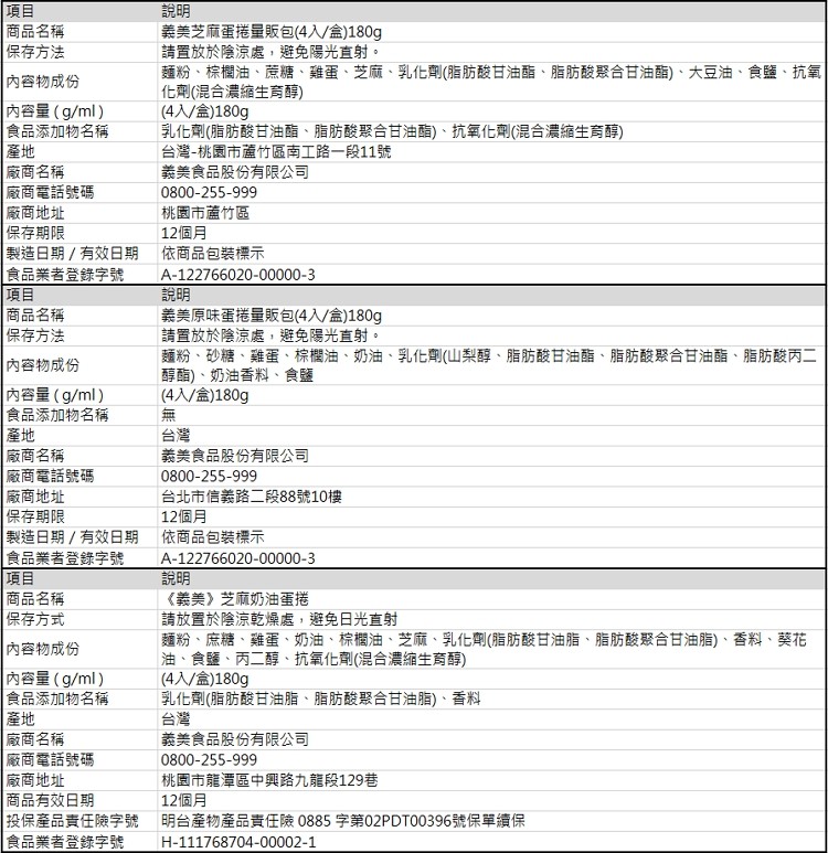 Yimei Egg Roll Mass Sales Pack Series (Sesame/Original Flavor/Sesame ...