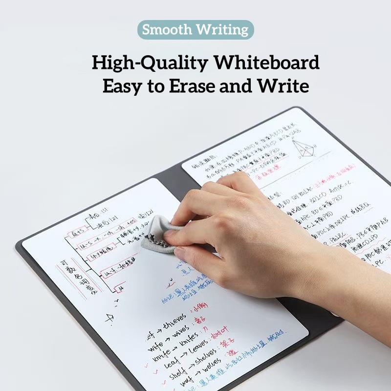 A5 Portable Erasable Whiteboard Notebook dengan Asas Keras untuk ...
