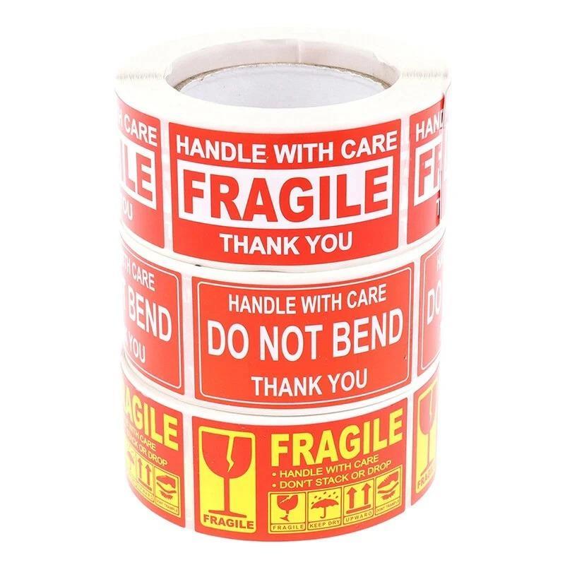 250PCS Fragile Stickers Handle with Care Fragile Warning Labels ...