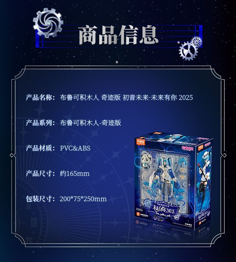 Pluco Building Block Man Miracle Edition Hatsune MIKU Have You 2025 Toy ...