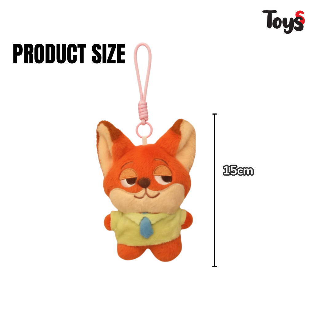 Moo Baby Zootopia Keychain Plush Nick Zootopia Figure Zootopia 2 ...