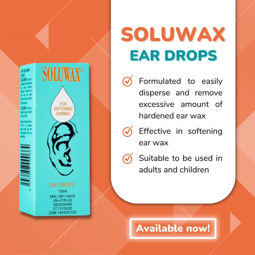 SOLUWAX EAR DROPS 10ML | Shopee Malaysia