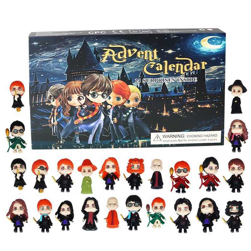 Christmas 24 Days Digital Countdown Mystery Box Toy Harry Potter Set ...