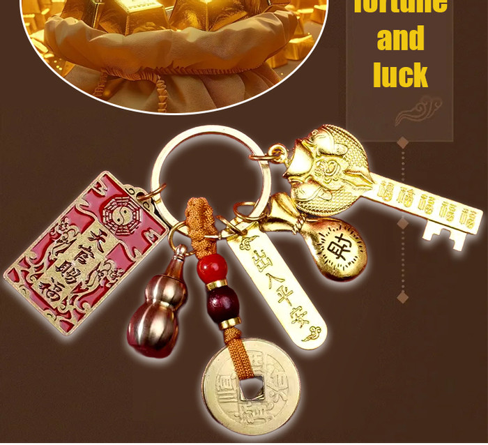 【Unique Zodiac Design】Chinese Zodiac Keychain/12 Zodiac Animals ...