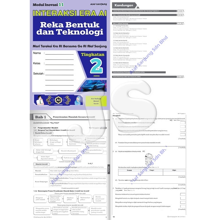 MODUL INOVASI 11 INTERAKSI ERA AI REKA BENTUK DAN TEKNOLOGI TINGKATAN 1 ...